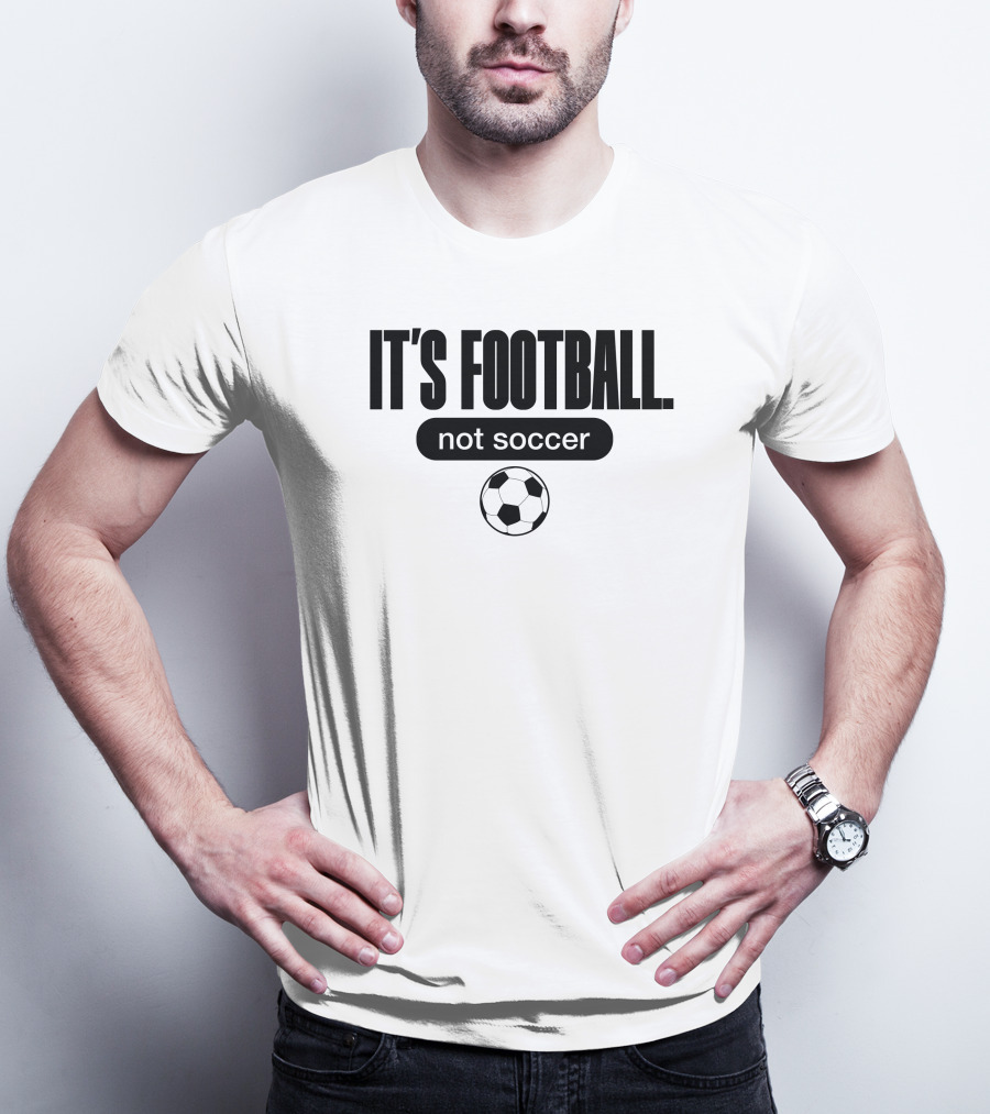 It's Football Not Soccer NBA 2K Uki Soccer Ball T-Shirt