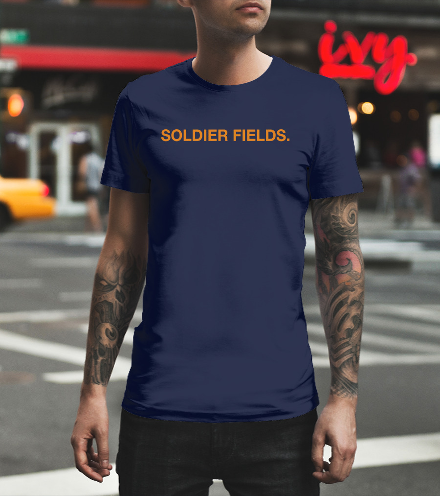 Soldier Fields Football Stadium Chicago Bears Inspiration T-Shirt
