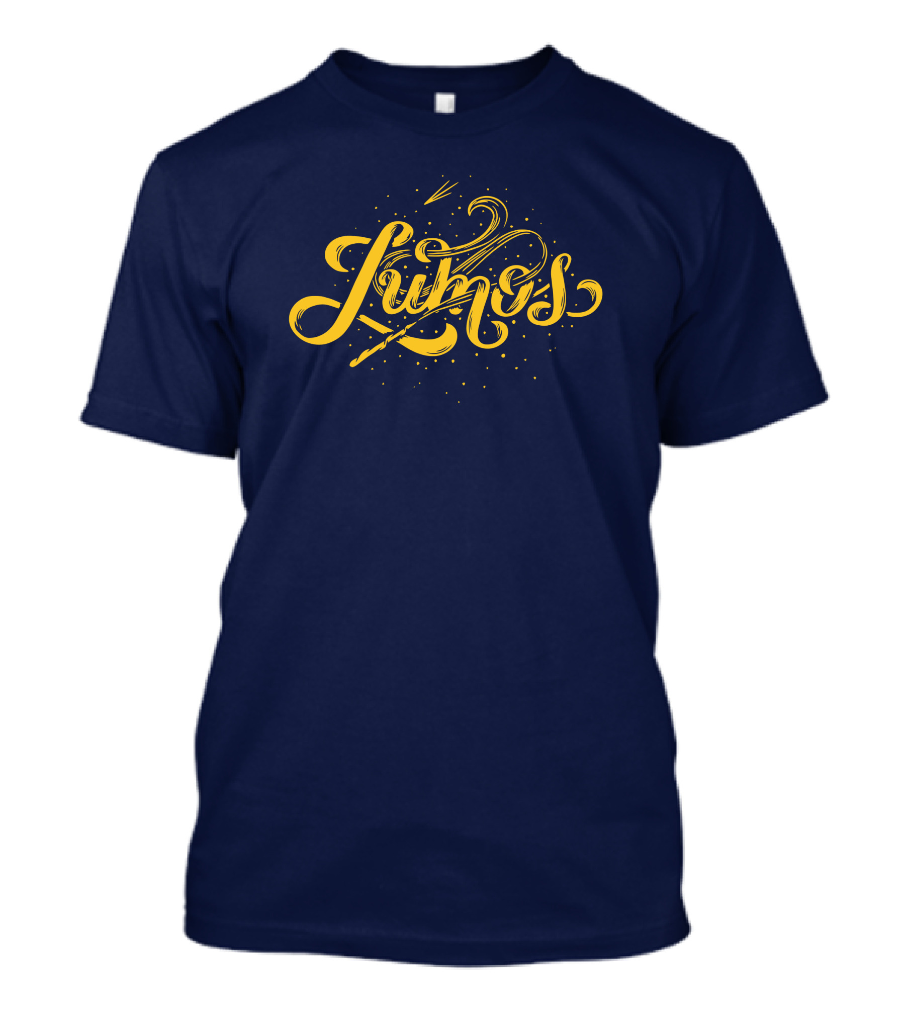 Lumos Foil Design By Jk Rowling Representing Wizardry Magic T-Shirt