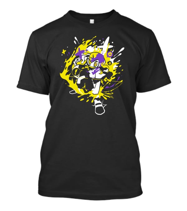 The Yetee Shop Squid 3 Vibrant Supernova Leslie T-Shirt