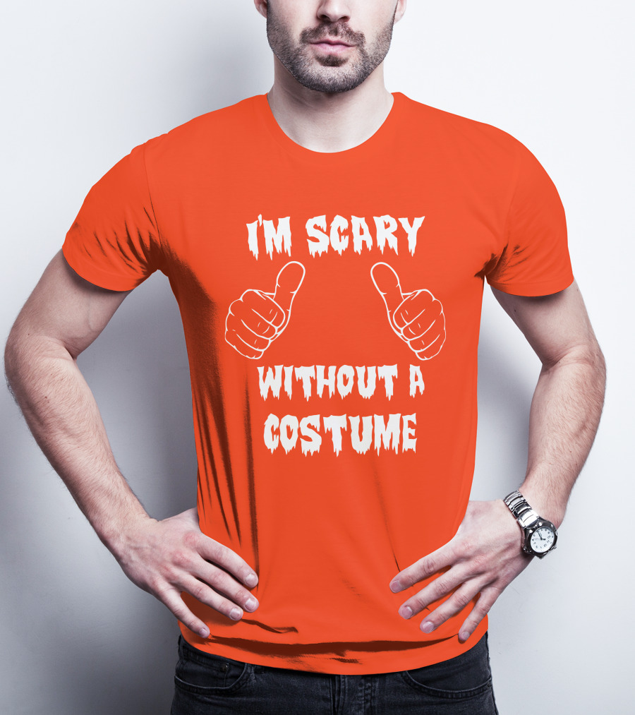 I'm Scary Without A Costume Thumbs Up Sinister Sidney T-Shirt
