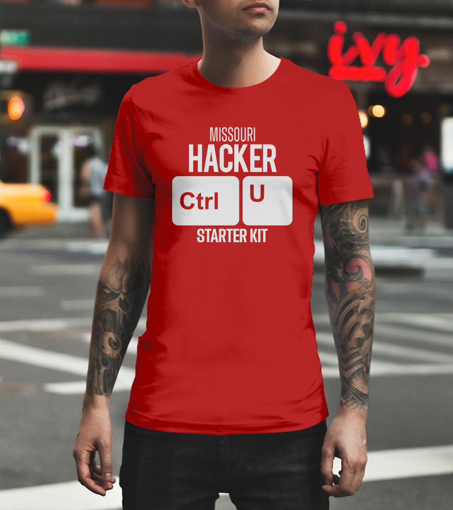 Missouri Hacker Ctrl U Starter Kit T-Shirt