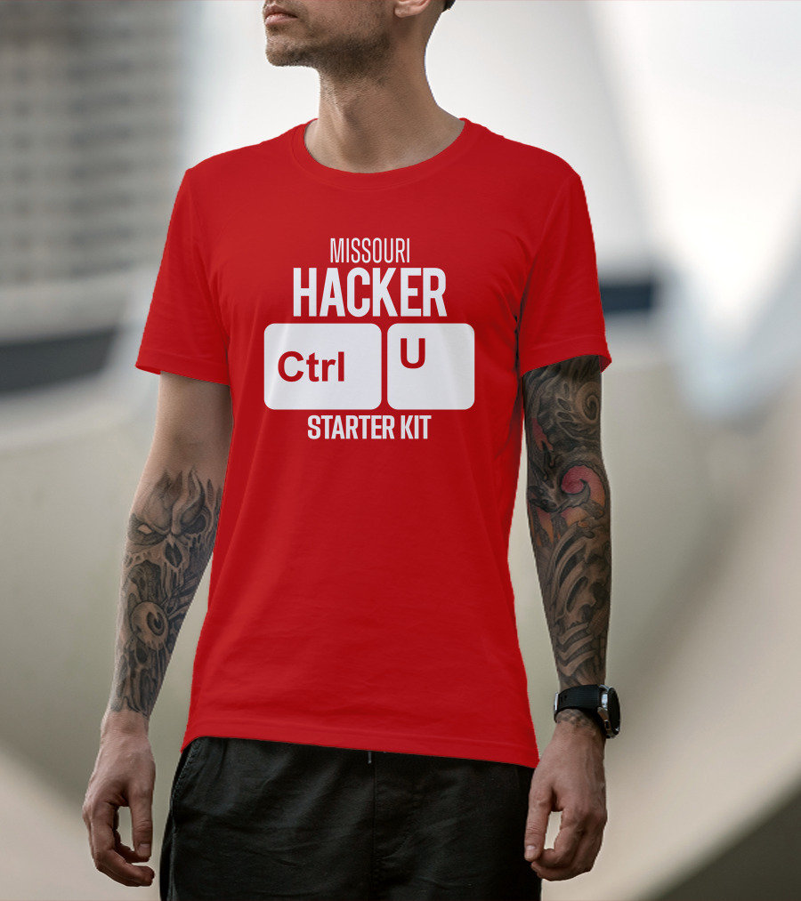 Missouri Hacker Ctrl U Starter Kit T-Shirt