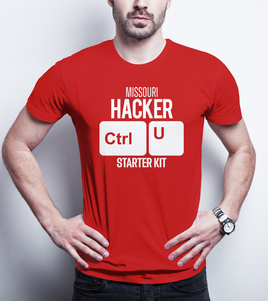 Missouri Hacker Ctrl U Starter Kit T-Shirt