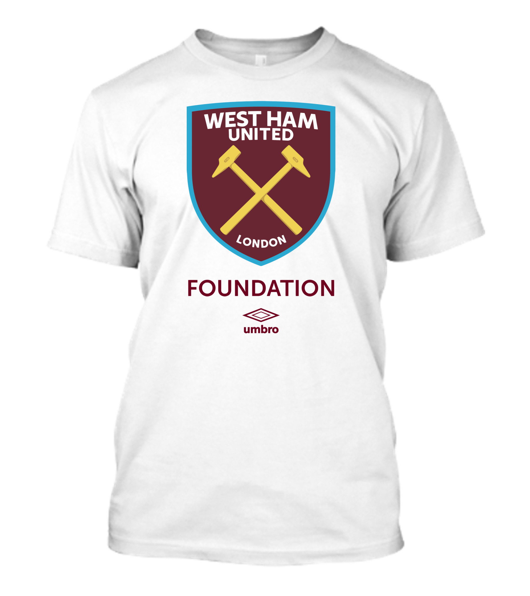 West Ham United London Foundation Umbro Crest T-Shirt