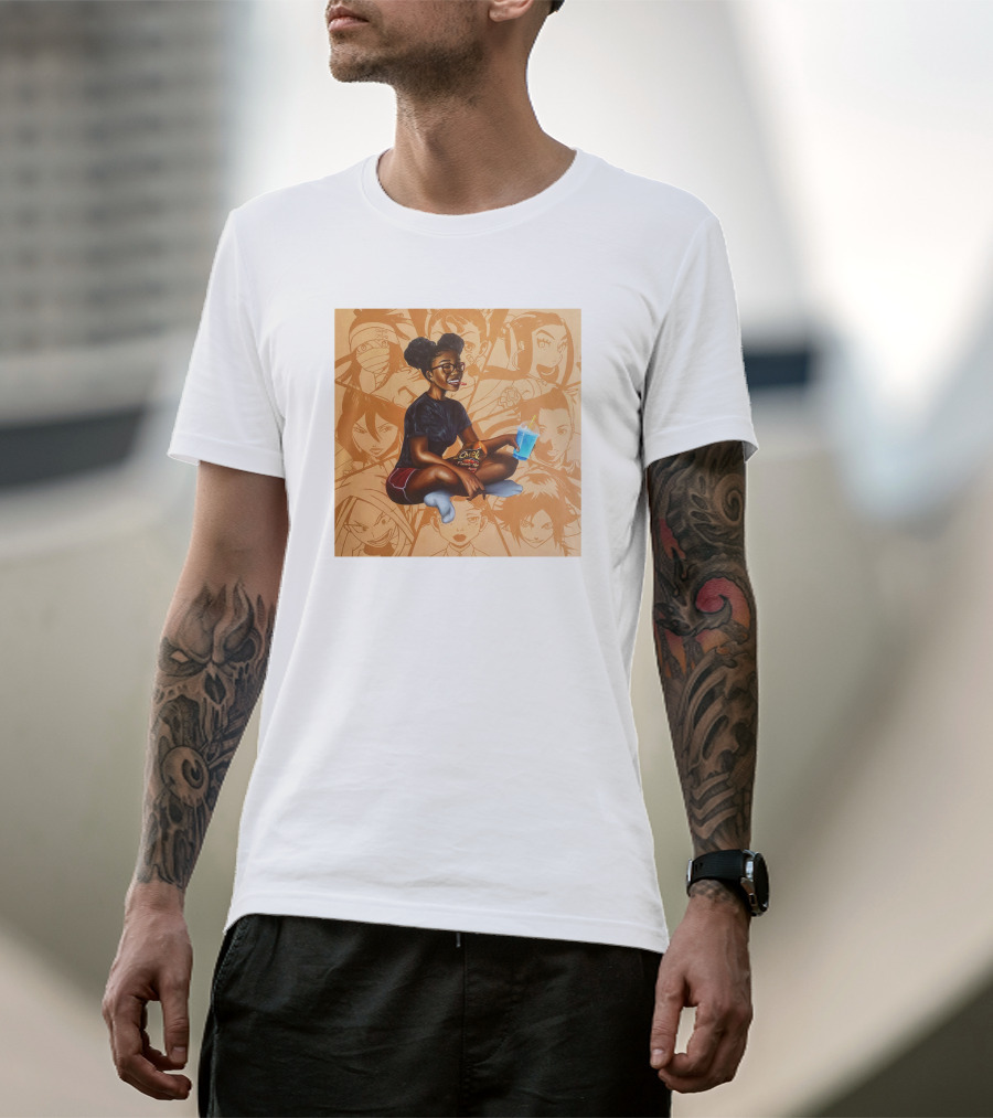 Huey Dynamite Screen Time Fine Be Greedier Anime Character Juice Chips T-Shirt