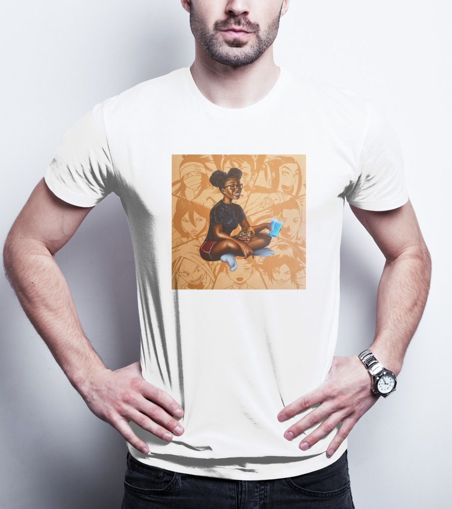 Huey Dynamite Screen Time Fine Be Greedier Anime Character Juice Chips T-Shirt