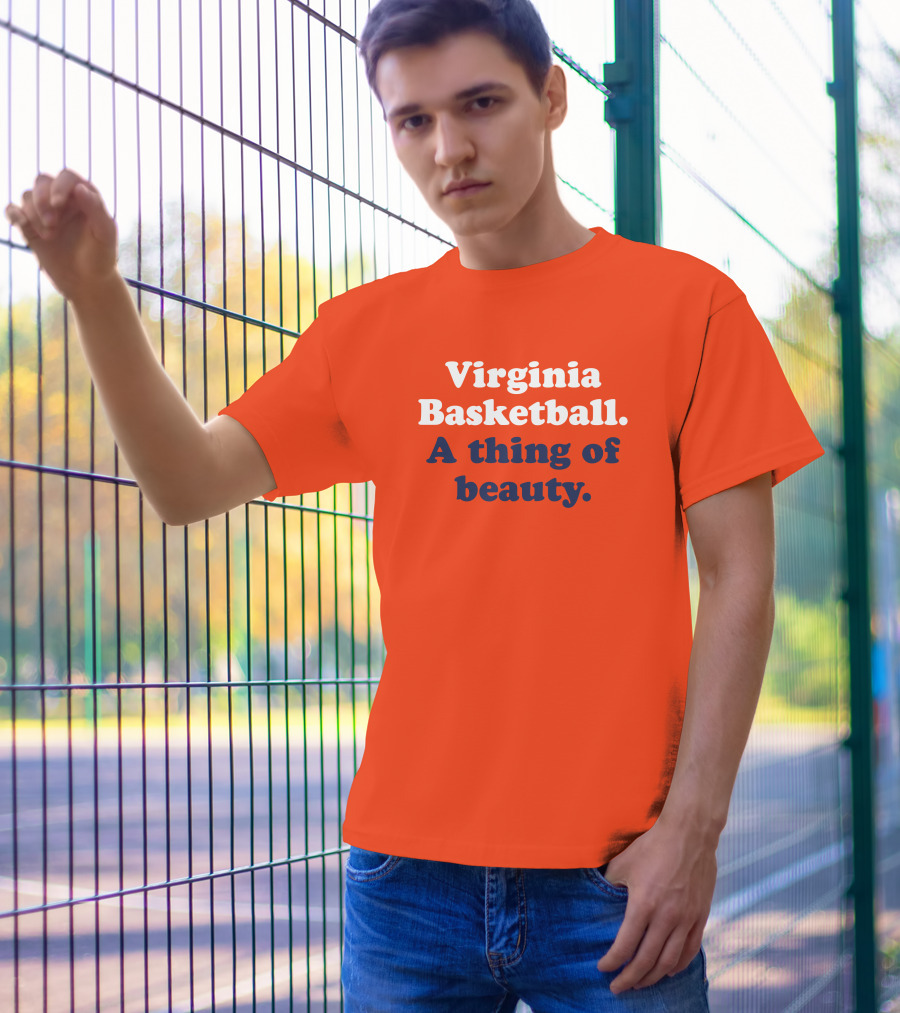 Virginia Basketball A Thing Of Beauty Orange T-Shirt