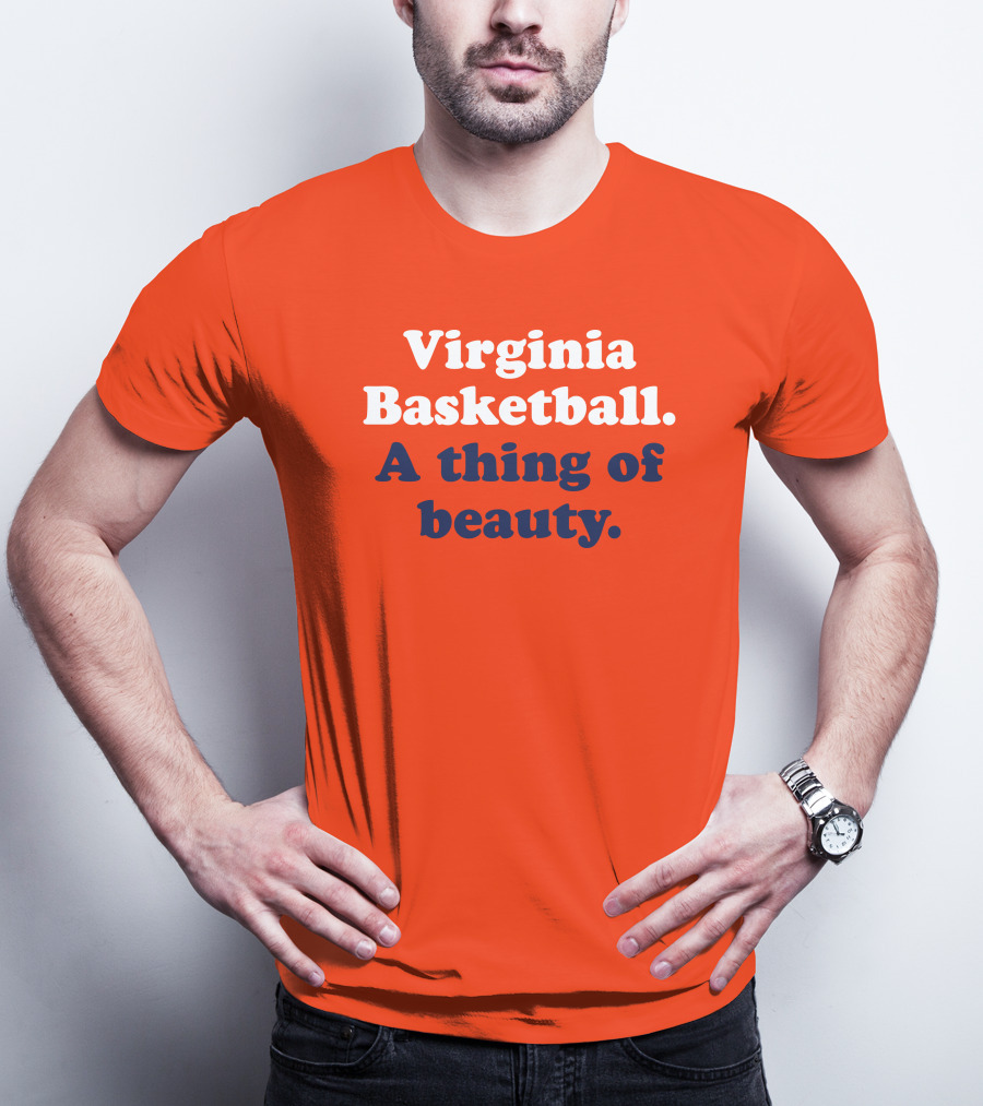 Virginia Basketball A Thing Of Beauty Orange T-Shirt