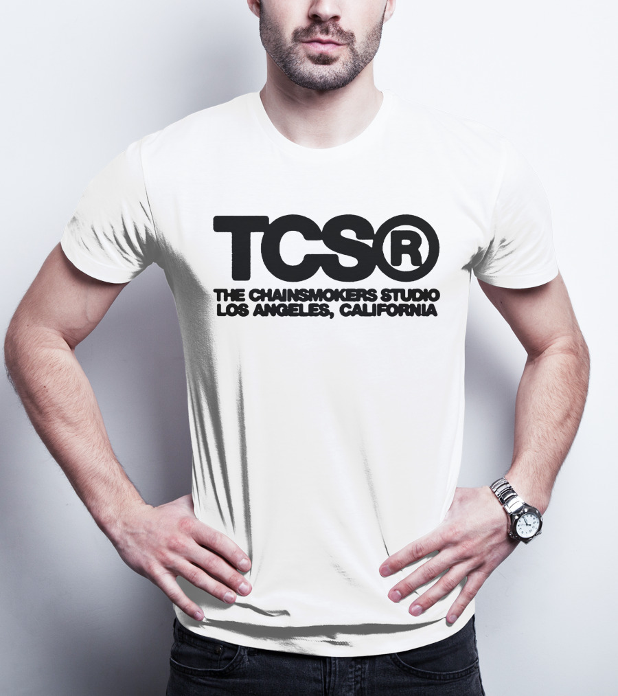 TCS The Chainsmokers Studio Los Angeles California The Chainsmokers Merch Store T-Shirt