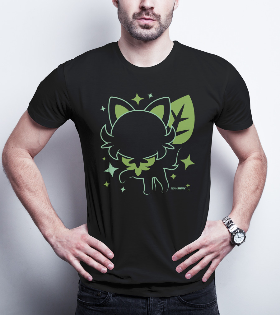 Merch Land Grass Cat Sprigatito Team Shiny Adrive Tk Leaf Stars T-Shirt