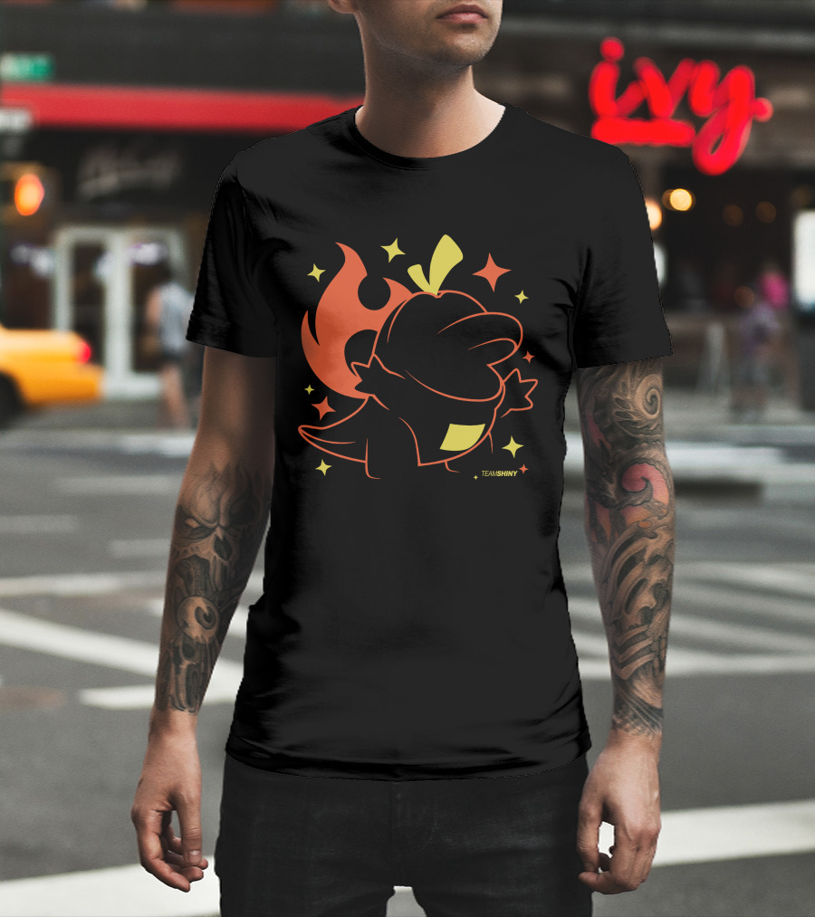 Fuecoco Team Shiny Fire Croc Merch Land Adrive Tk T-Shirt