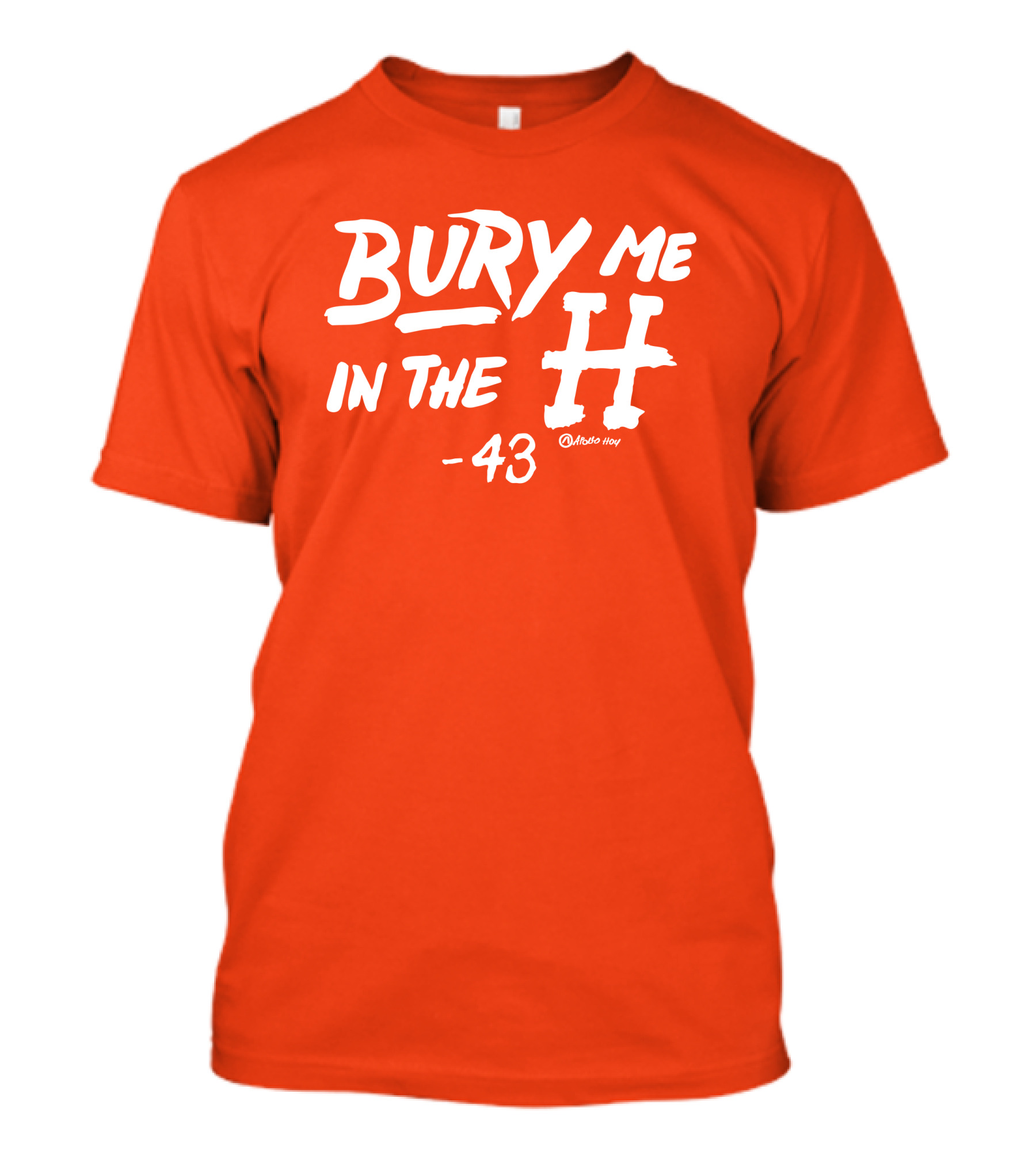 Bury Me In The H 43 Apollo Hou Merch Store Lance McCullers Jr T-Shirt