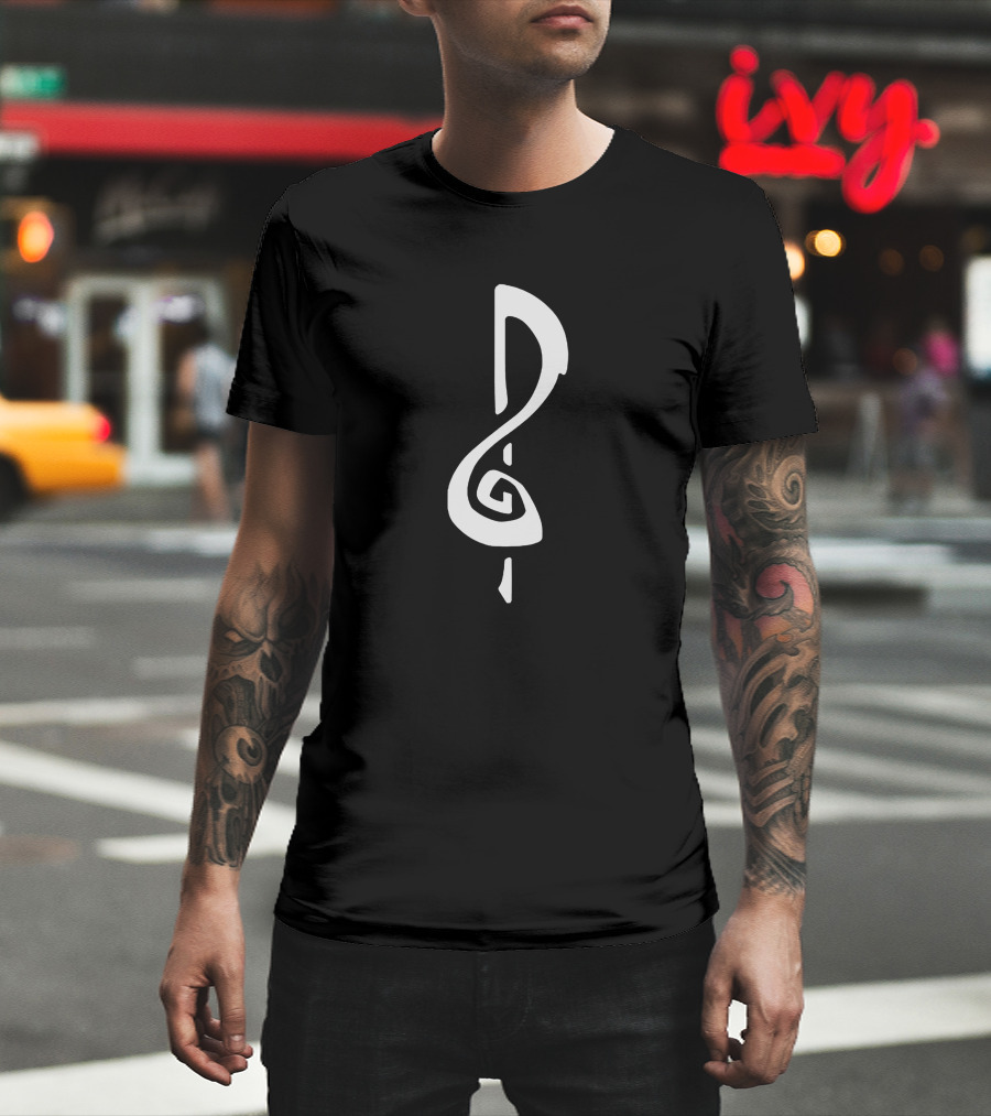 Robaroba Soundfall Treble Clef T-Shirt