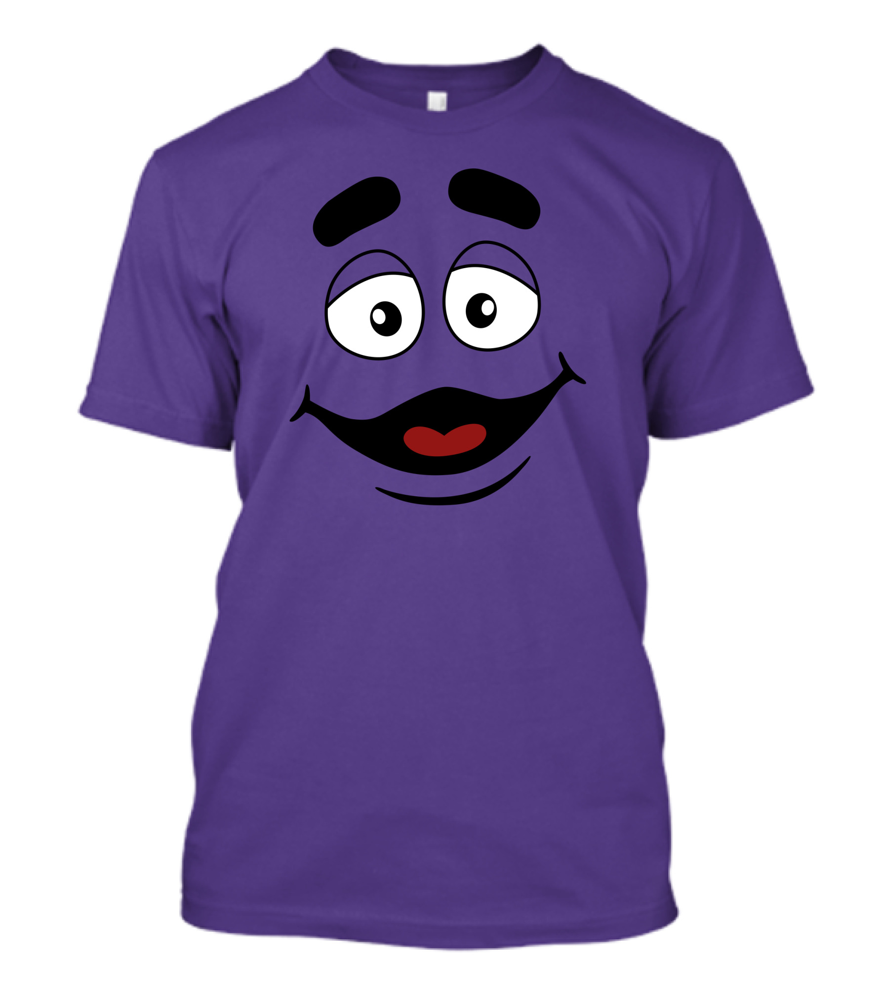 Grimace Smile Face McDonald's Character T-Shirt