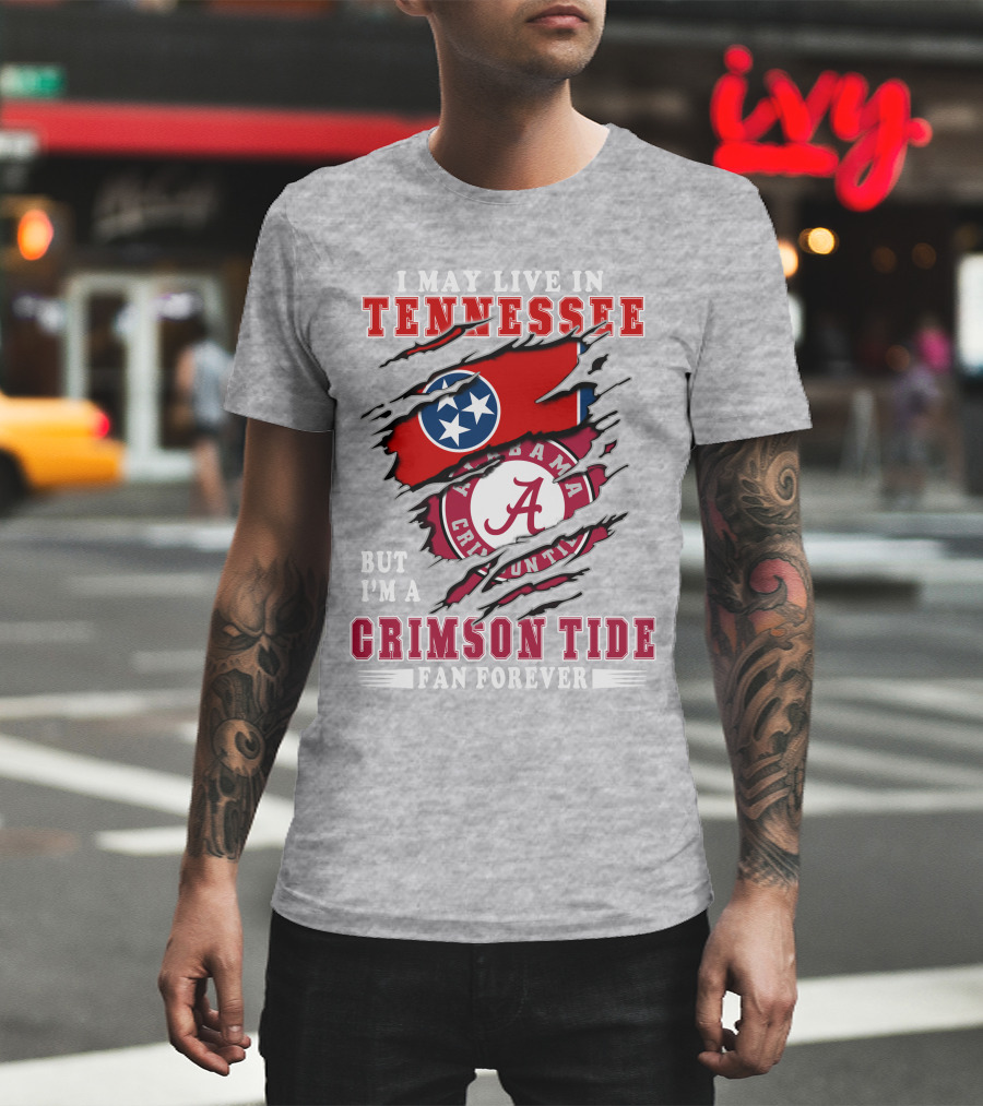 Tennessee Alabama Crimson Tide Fan Forever T-Shirt