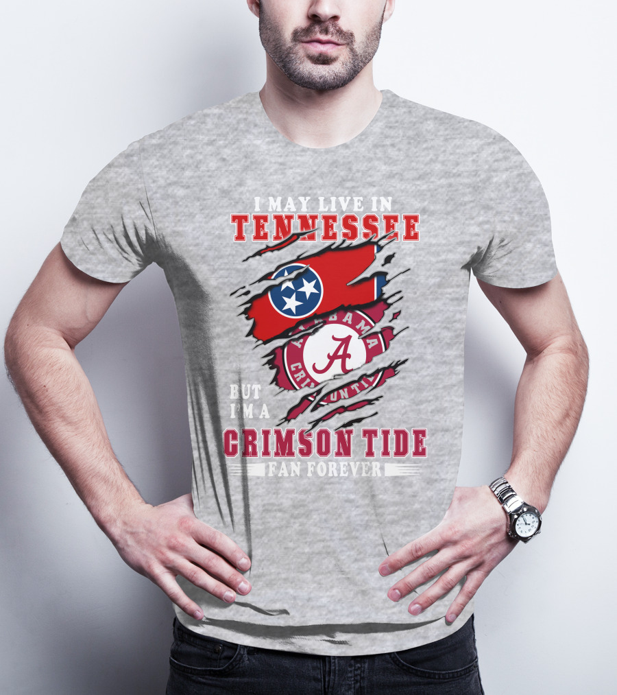 Tennessee Alabama Crimson Tide Fan Forever T-Shirt