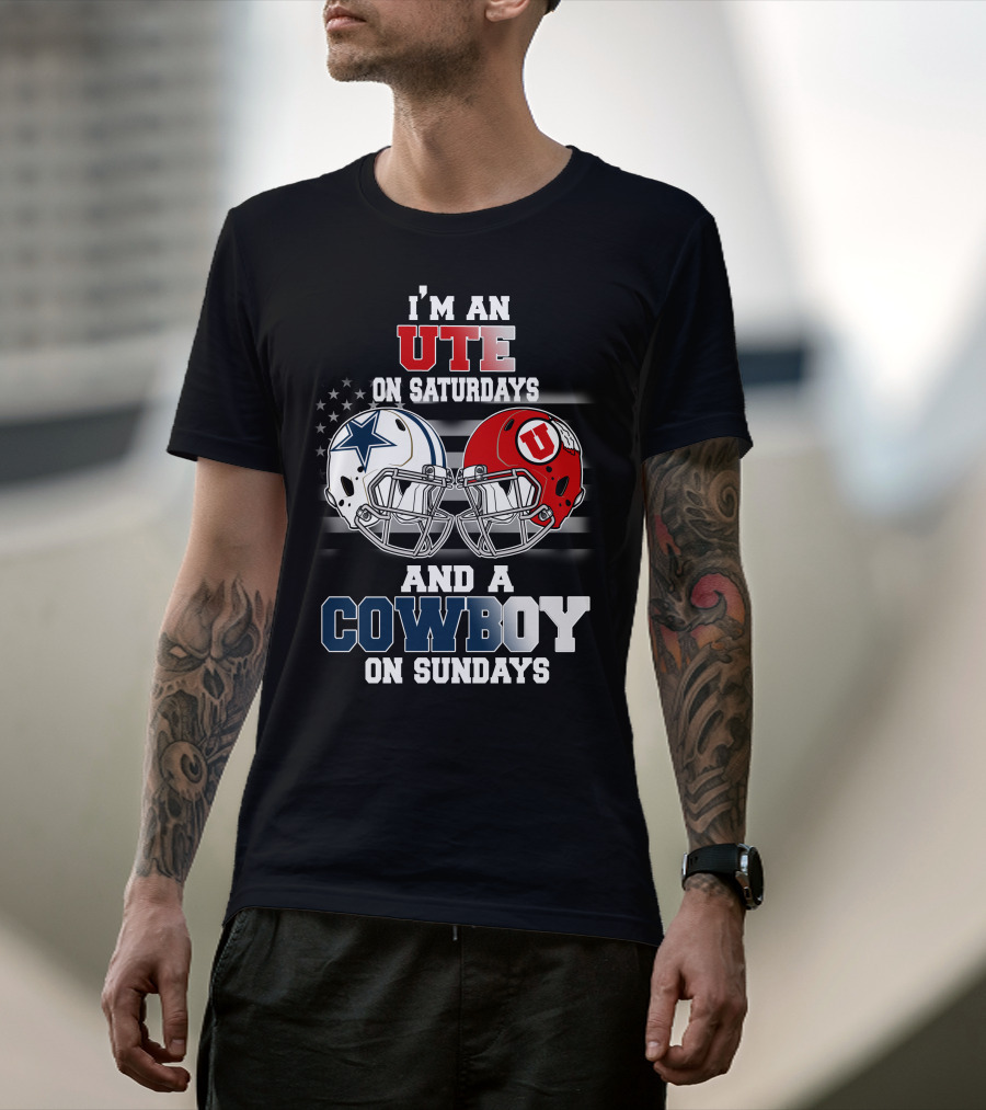 I'm An Ute On Saturdays And A Cowboy On Sundays T-Shirt