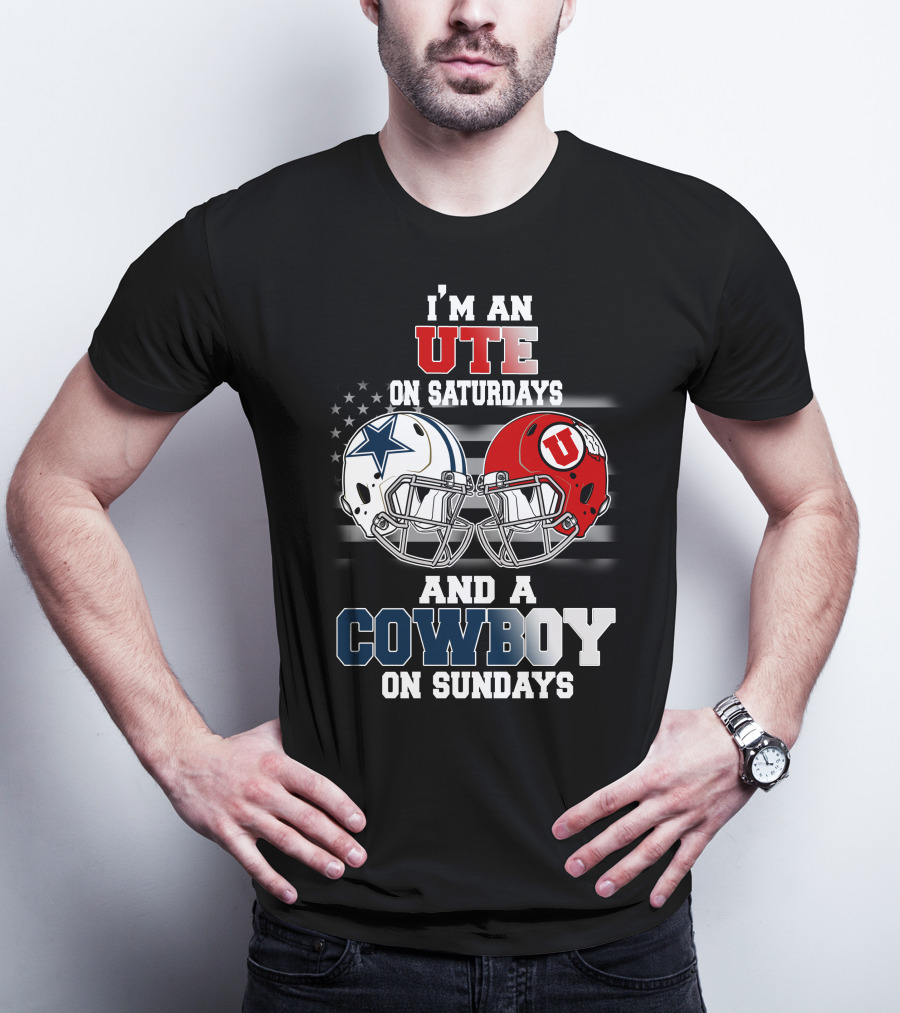 I'm An Ute On Saturdays And A Cowboy On Sundays T-Shirt