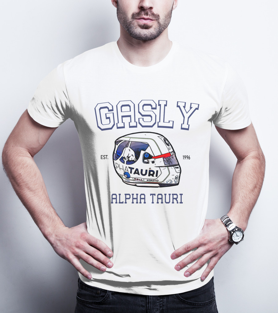 Gasly Alpha Tauri Helmet Est. 1996 T-Shirt