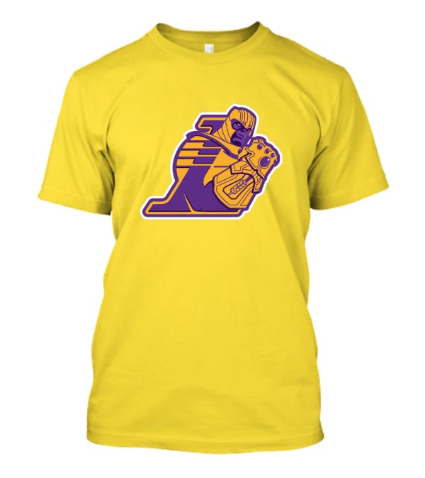 LA Lakers Thanos Infinity Gauntlet Mashup T-Shirt