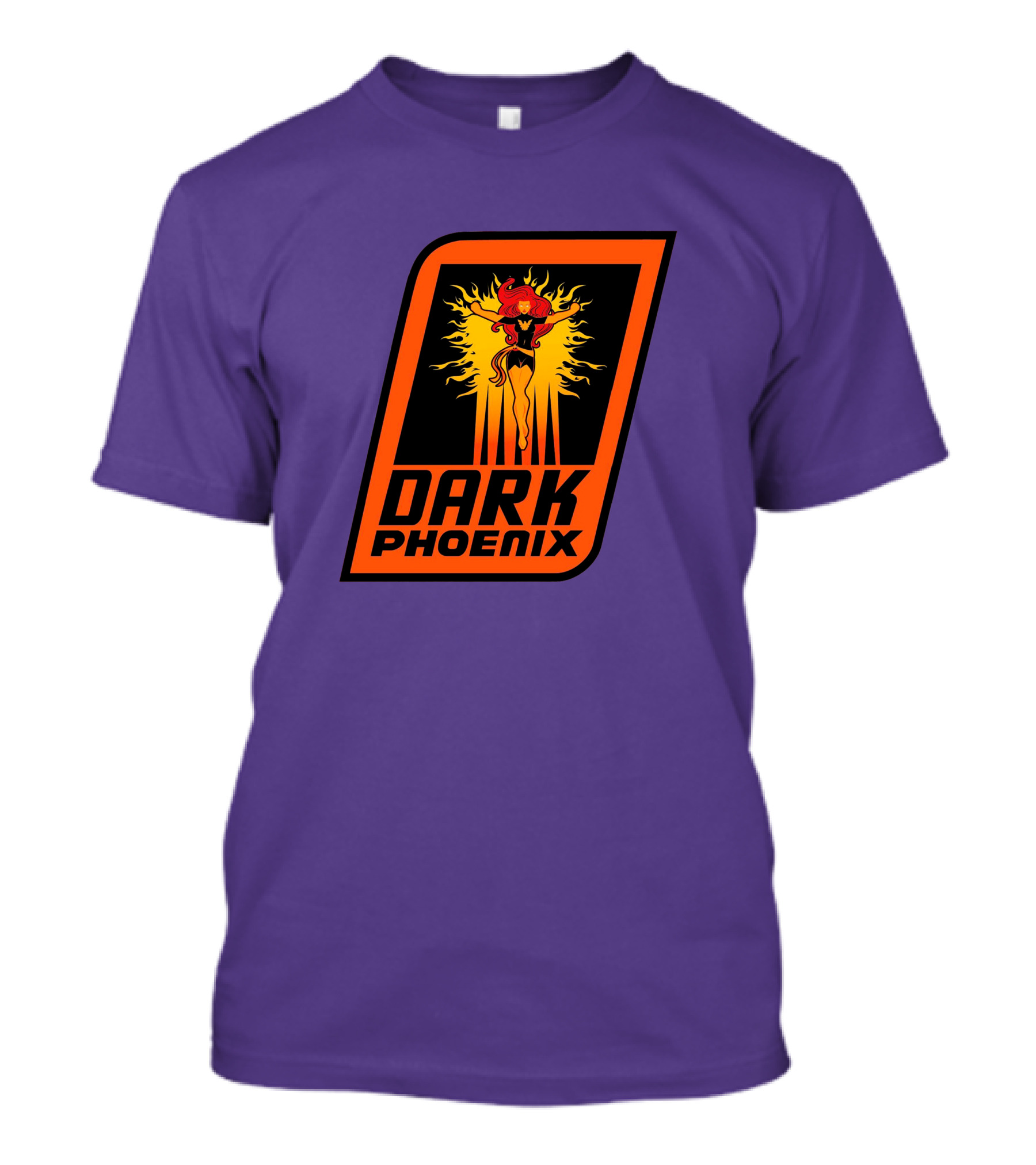 Dark Phoenix NBA X-Men Crossover Logo Design With Fiery Character T-Shirt