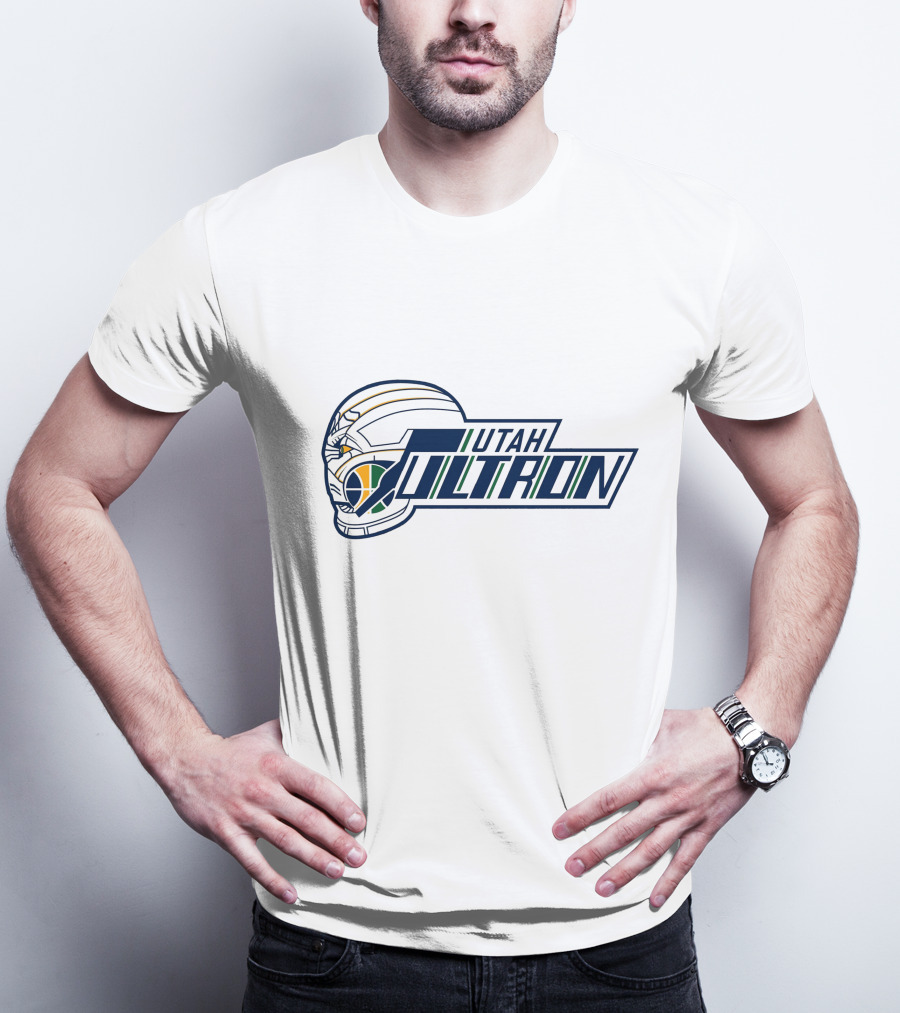 Utah Ultron NBA Basketball Helmet Fusion T-Shirt