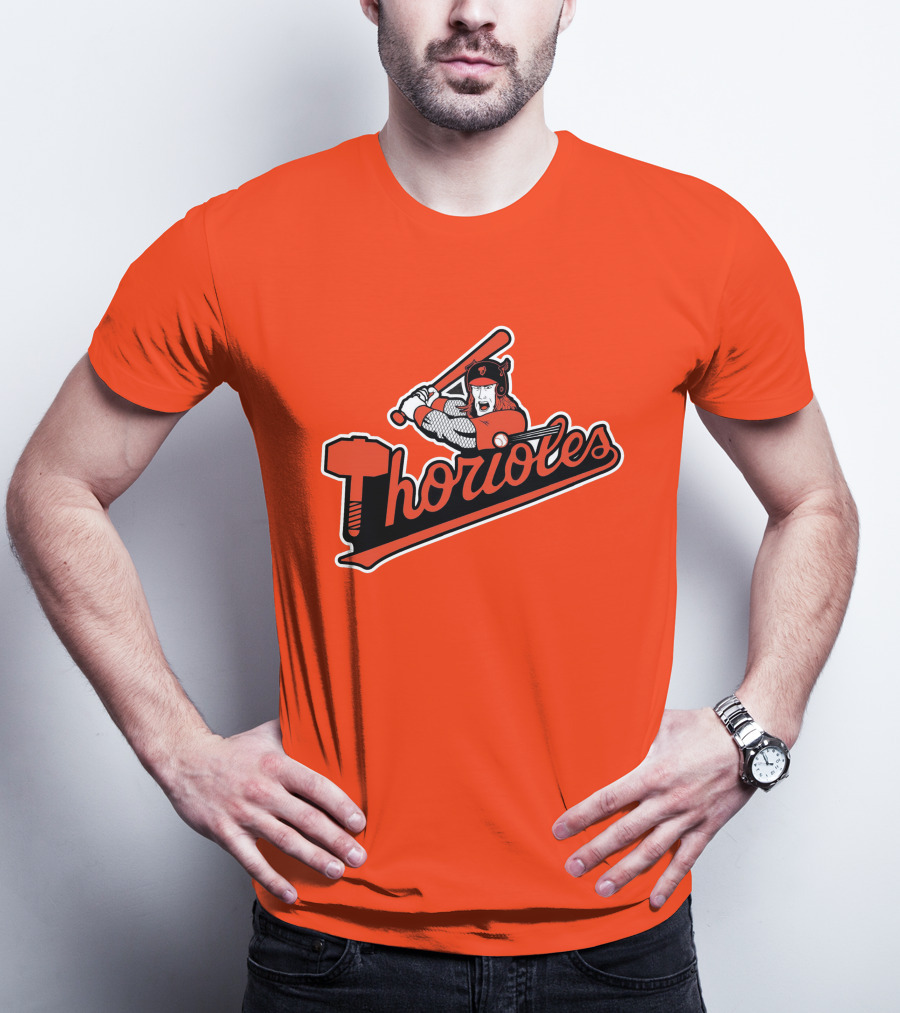 Baltimore Thorioles MLB Thor Baseball T-Shirt