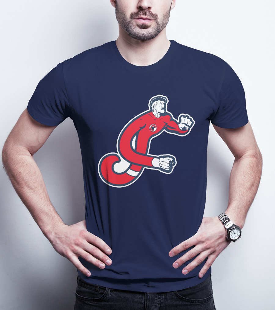 Cleveland Mr. Fantastics MLB Stretching Superhero T-Shirt