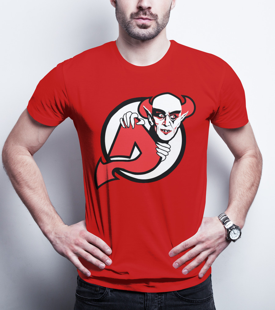 New Jersey Devils Nosferatu NHL T-Shirt