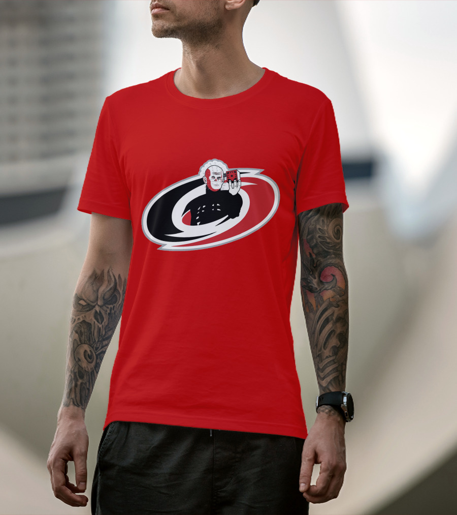 Carolina Hellraisers NHL Horror-Themed Hockey T-Shirt