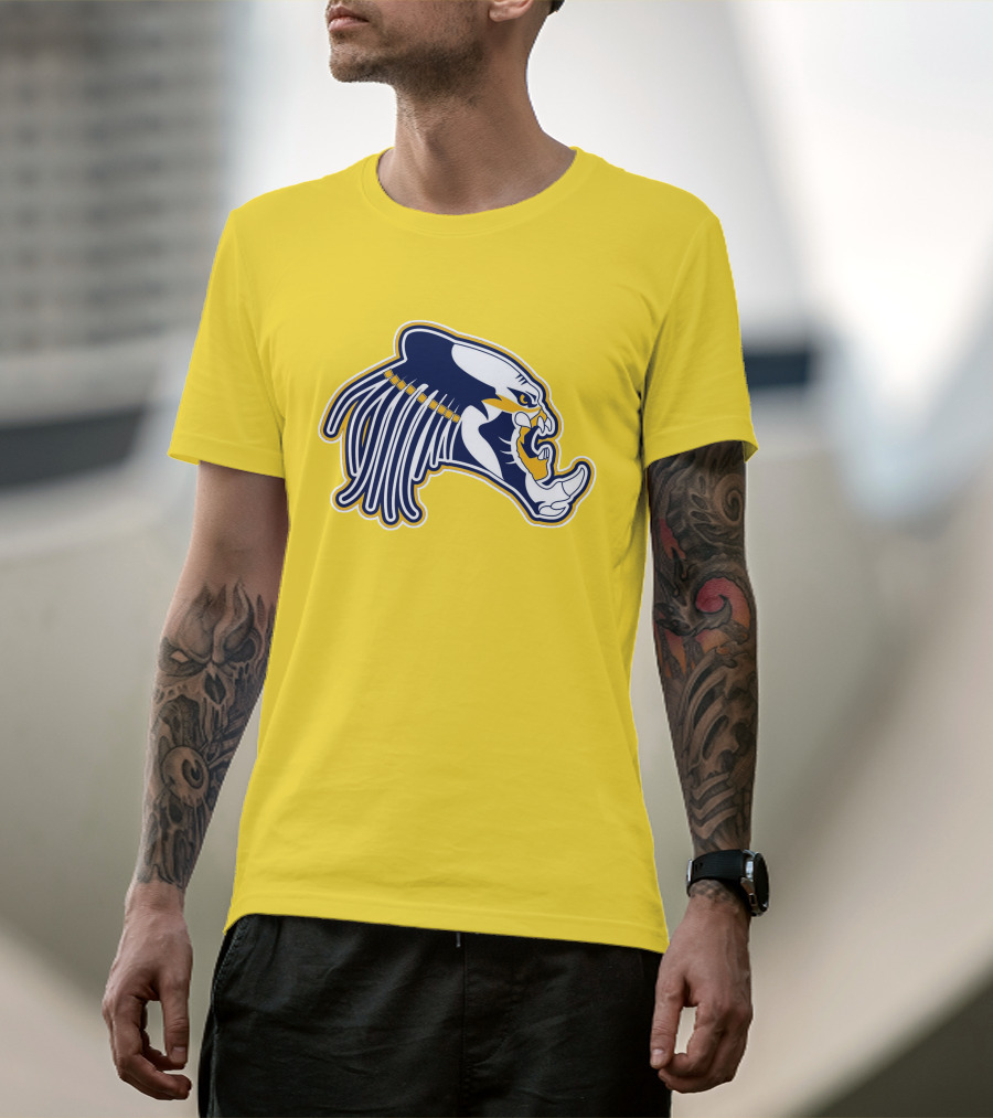 Nashville Predators Logo Iconic Saber-Tooth Tiger Head T-Shirt