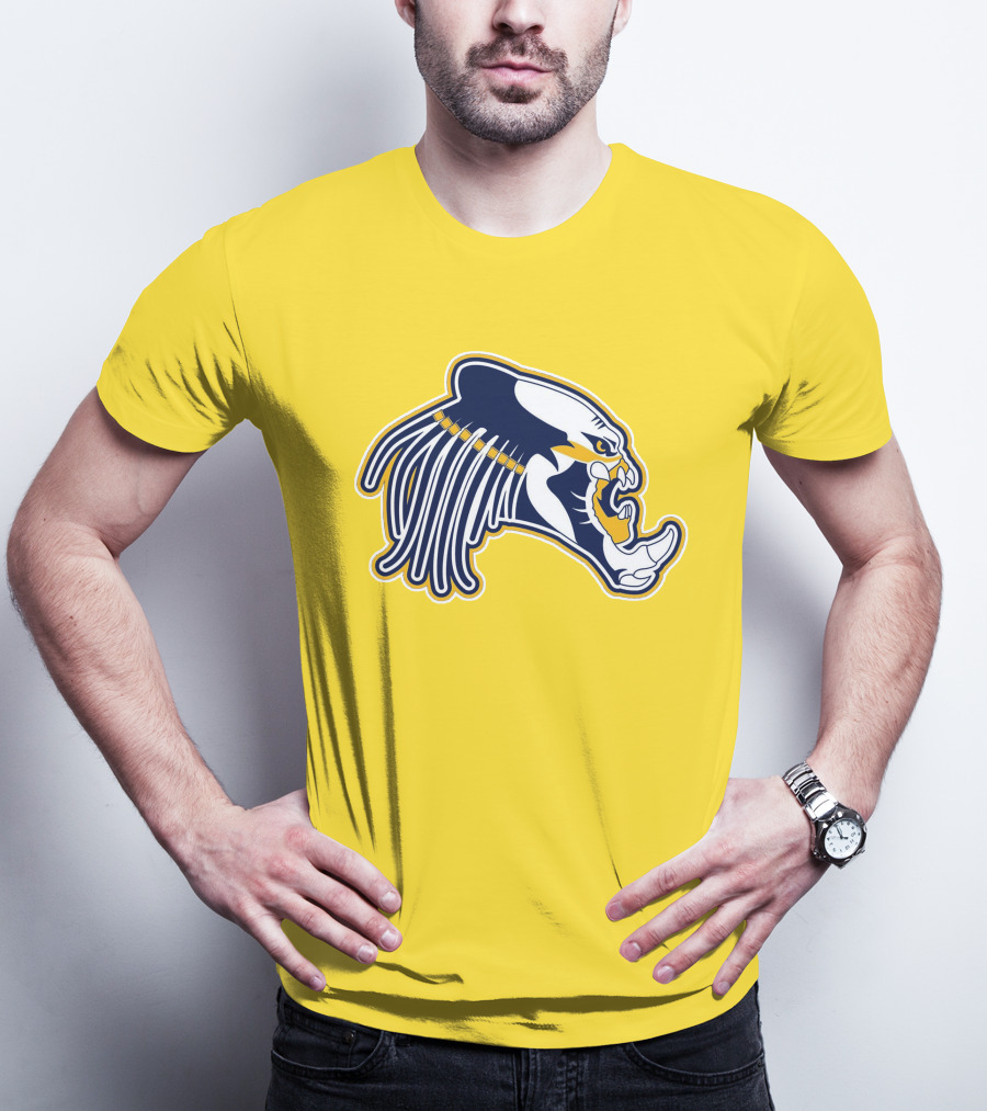 Nashville Predators Logo Iconic Saber-Tooth Tiger Head T-Shirt