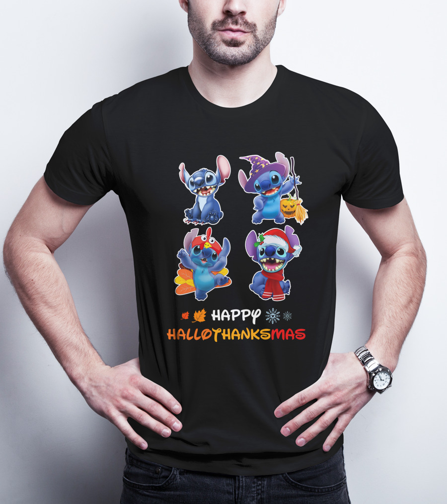 HAPPY HalloThanksMas STITCH T-Shirt