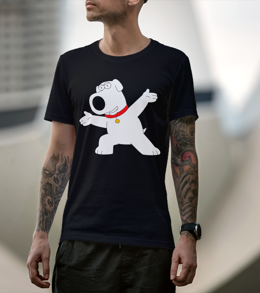 Brian Griffin Family Guy Dance Pose T-Shirt