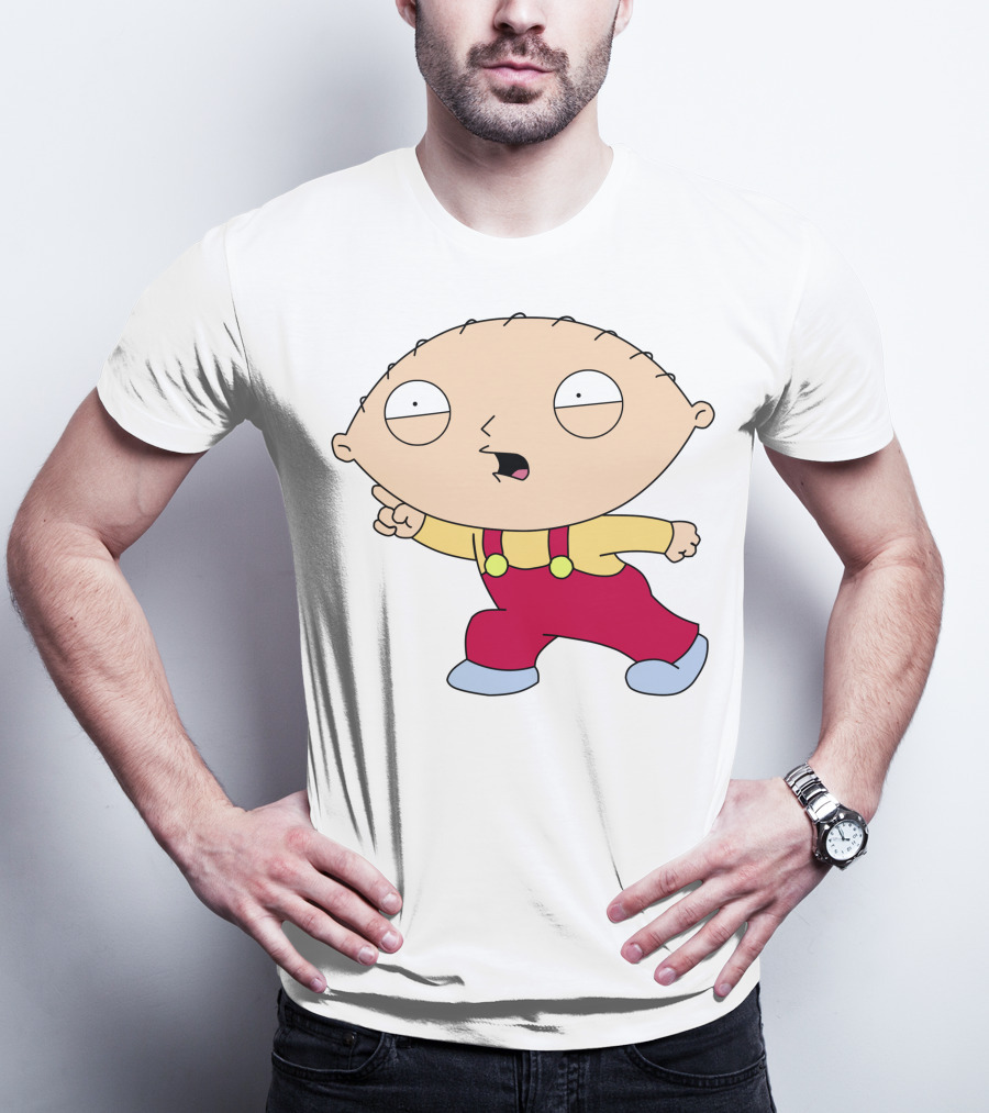 Stewie Griffin Angry Pose Family Guy Character T-Shirt