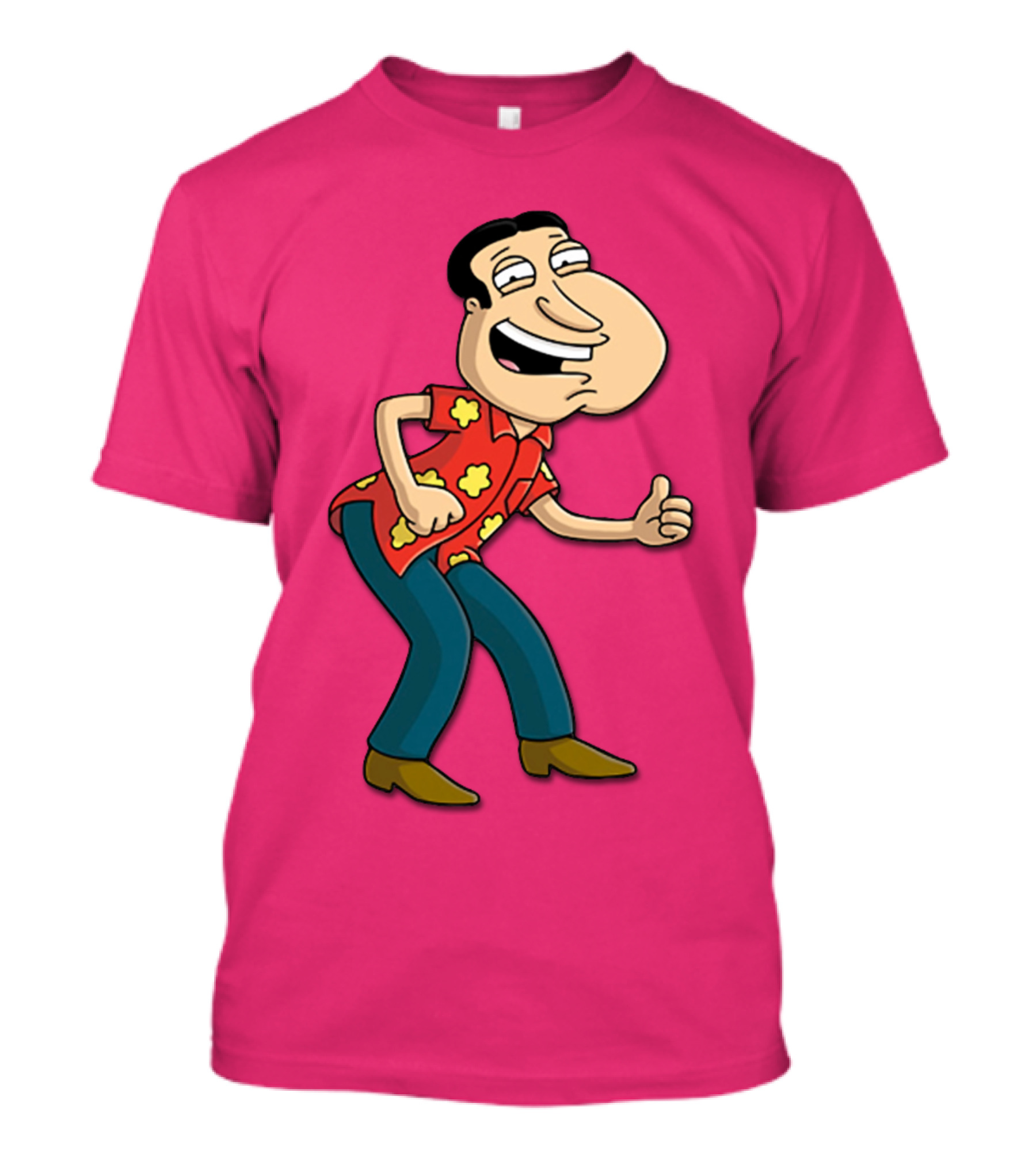 Glenn Quagmire Family Guy Thumbs Up Hawaiian Shirt Character T-Shirt
