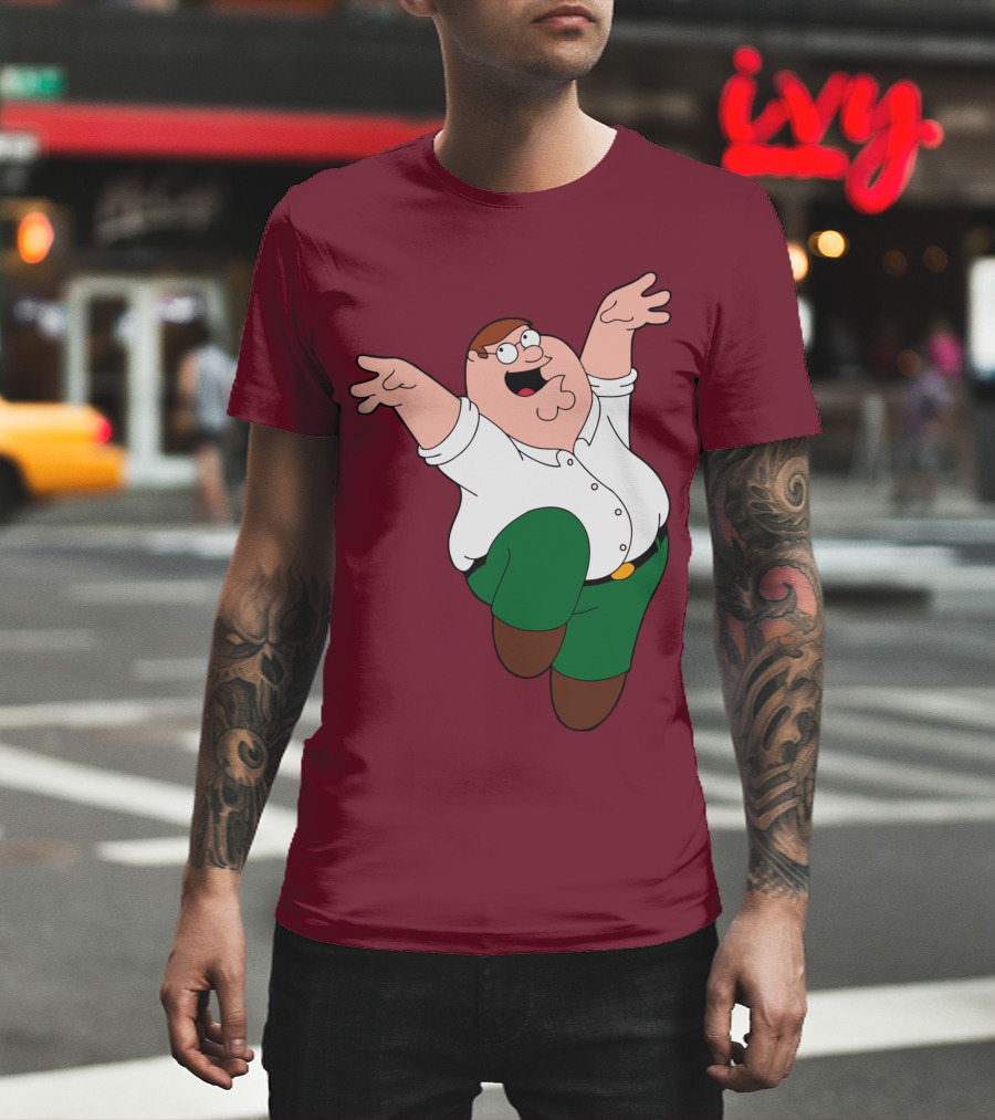 Peter Griffin Jumping Pose Family Guy T-Shirt