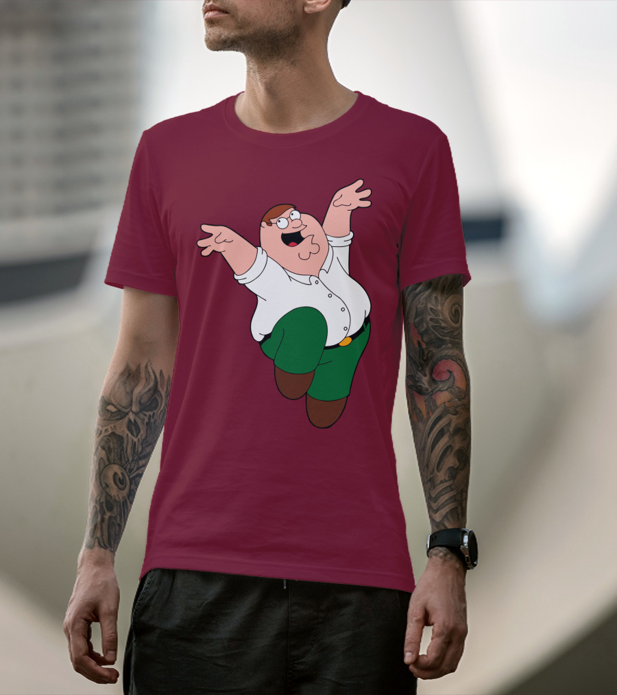 Peter Griffin Jumping Pose Family Guy T-Shirt