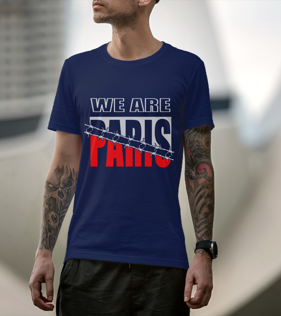 WE ARE PARIS Barbed Wire T-Shirt