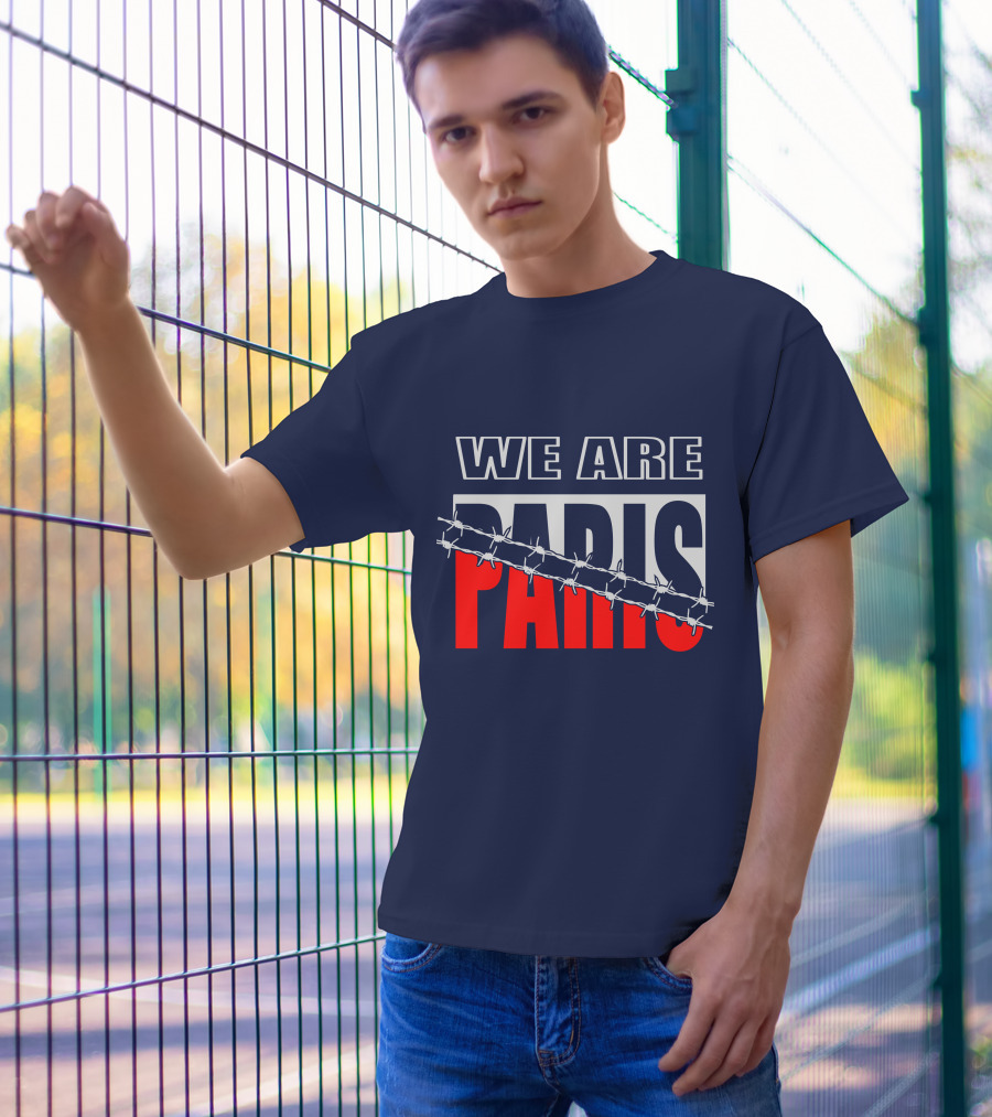 WE ARE PARIS Barbed Wire T-Shirt