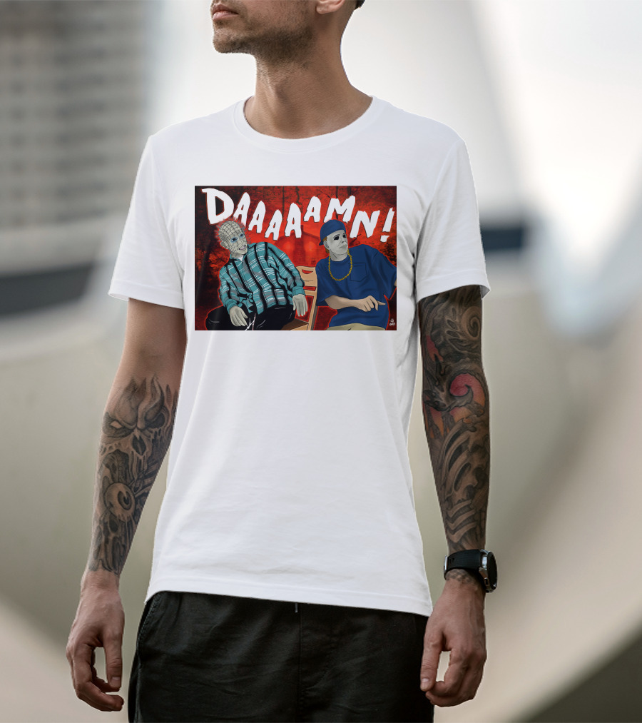 Daaaamn Horror Parody Friday Movie Scene T-Shirt