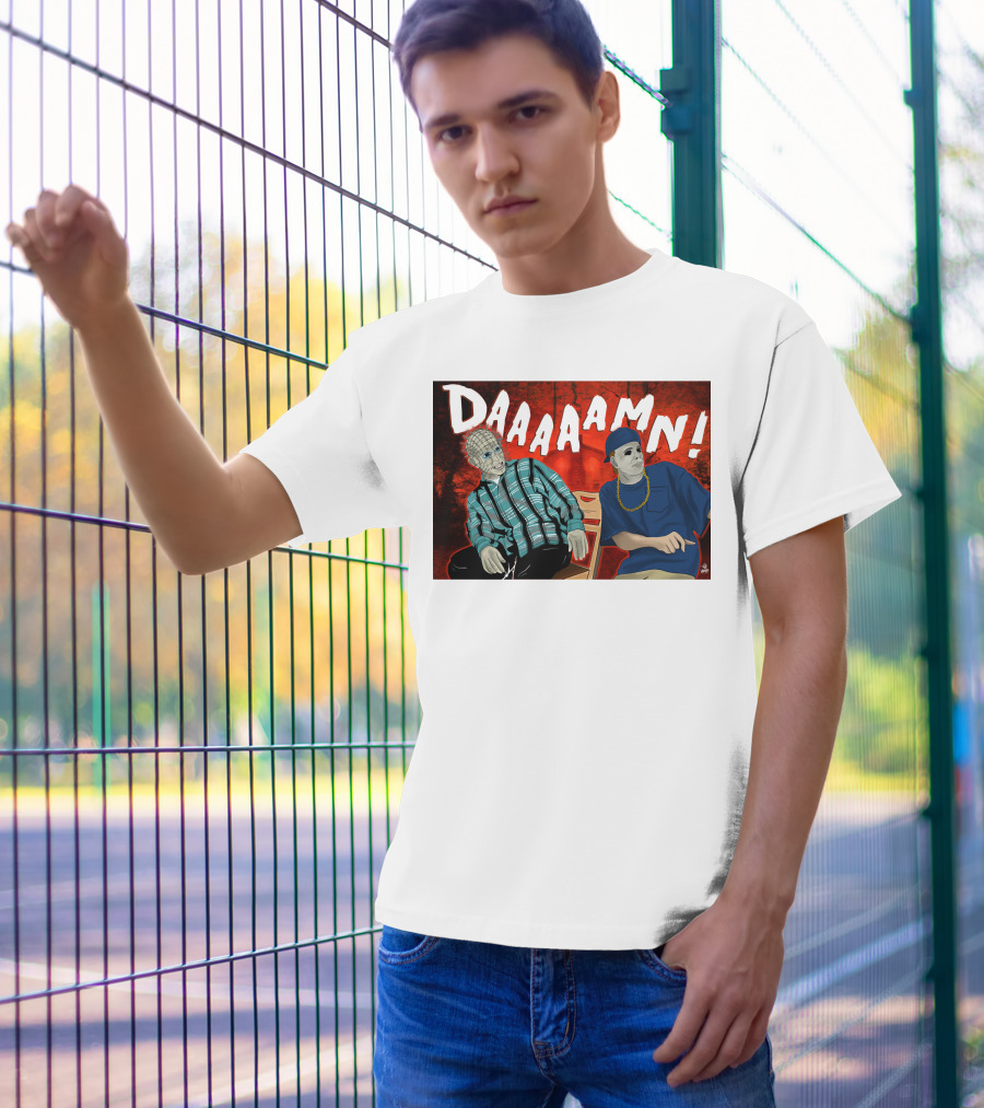 Daaaamn Horror Parody Friday Movie Scene T-Shirt