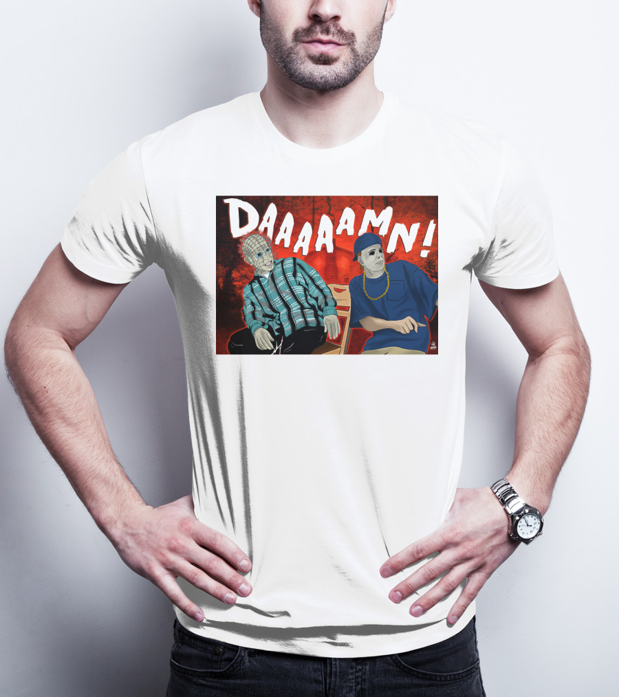 Daaaamn Horror Parody Friday Movie Scene T-Shirt