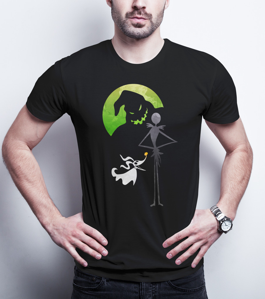 Jack Skellington Zero Oogie Boogie Moon T-Shirt