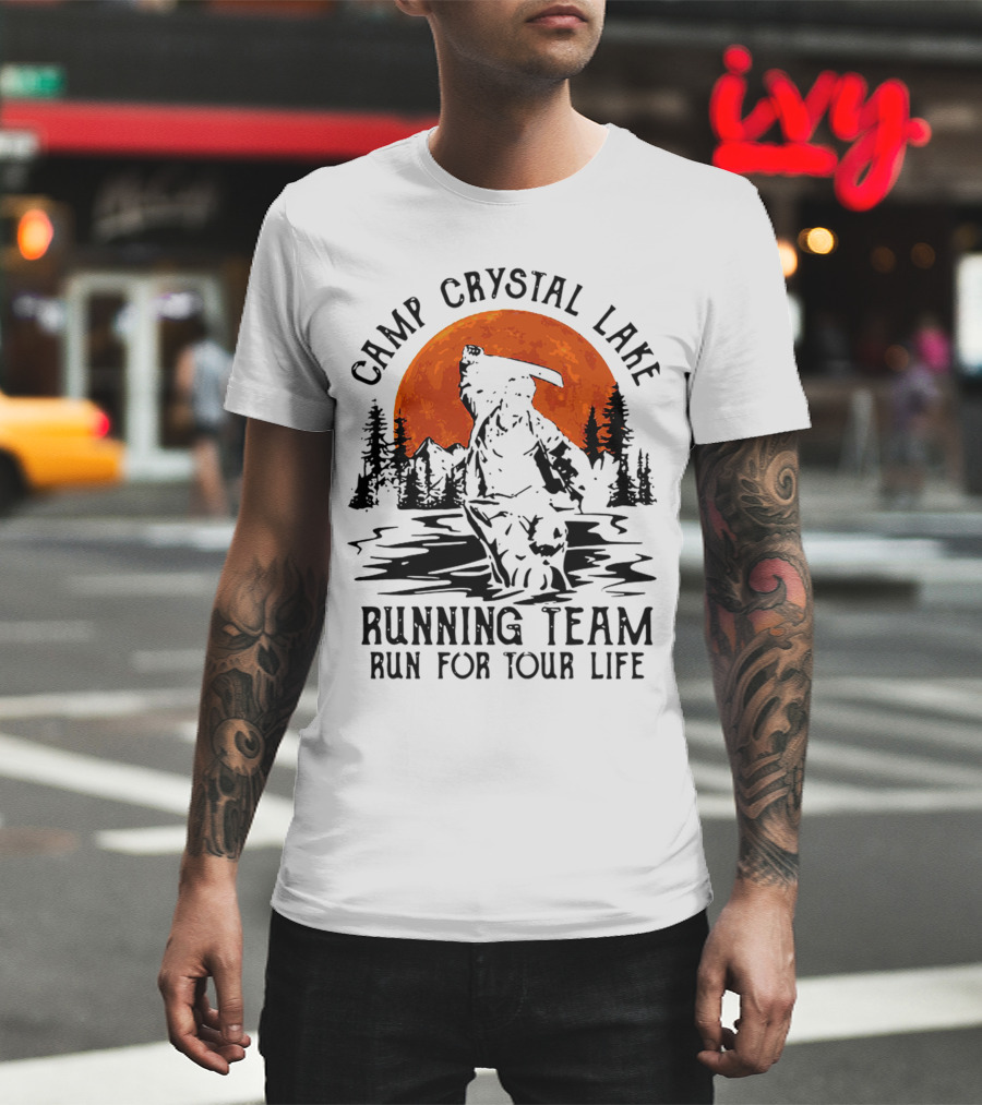 Camp Crystal Lake Running Team Run For Your Life T-Shirt