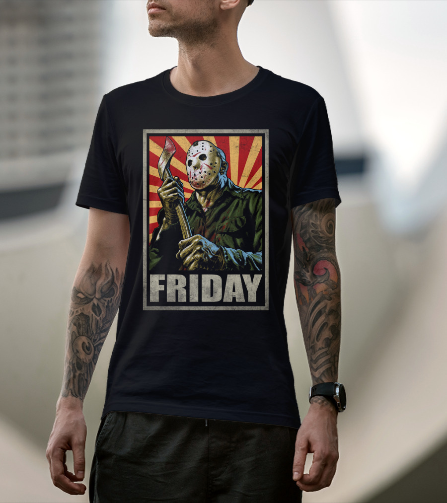 Jason Voorhees Friday Retro Horror T-Shirt
