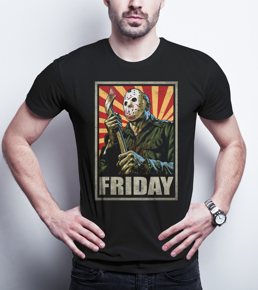 Jason Voorhees Friday Retro Horror T-Shirt