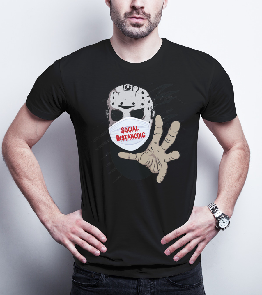 Jason Mask Social Distancing T-Shirt