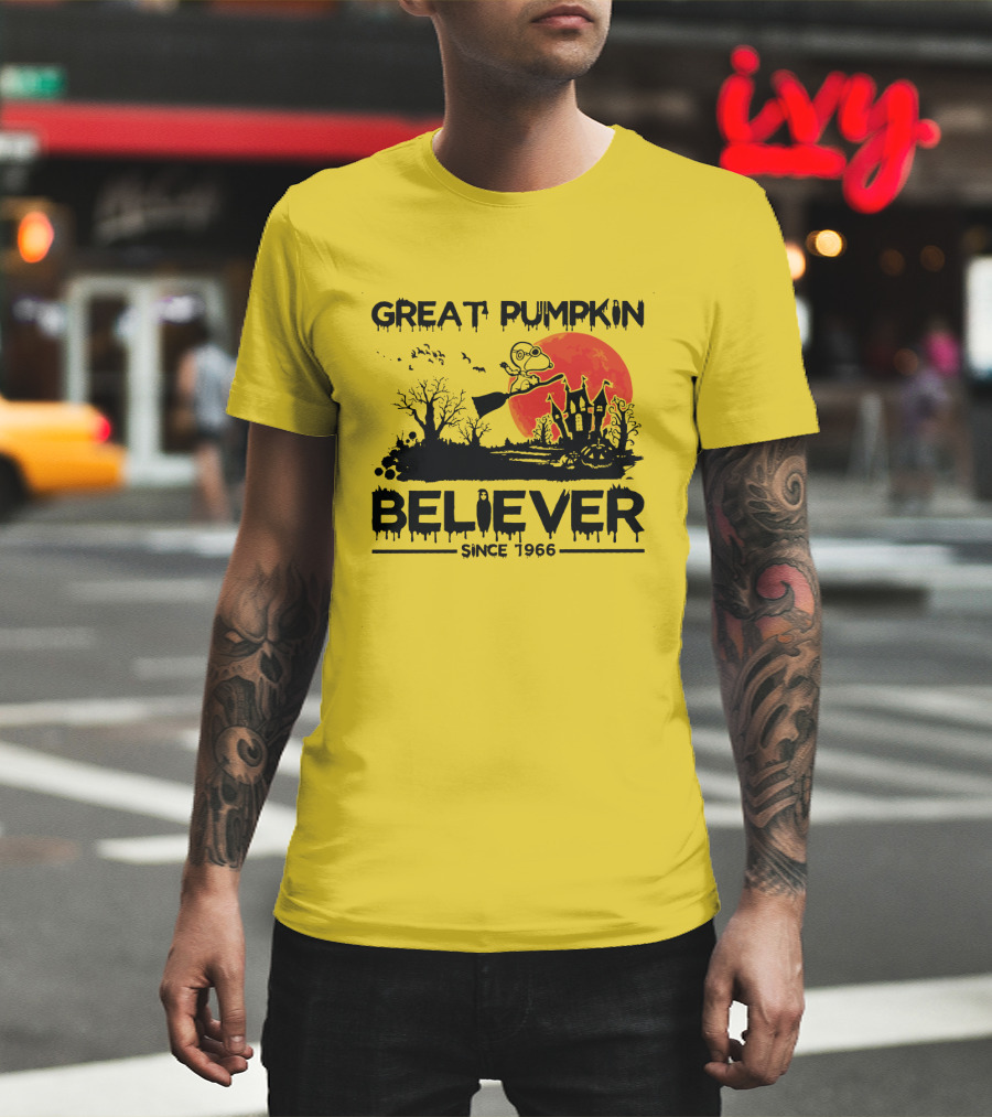 Great Pumpkin Believer Since 1966 Halloween T-Shirt